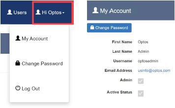 OWPR Change Password | Optos Support